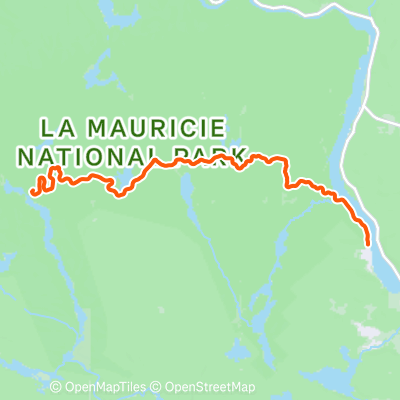 MAPPA - Mauricie - Parc de la Mauricie - Du 2800 du Parc (70km) | 69.0 ...