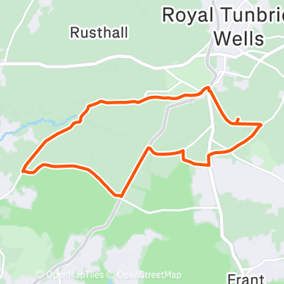 TWH Boxing Day run | 7.2 mi Running Route on Strava