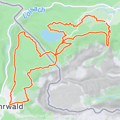 Ehrwald-Toerlen-Runde 48k Hammersbach start | 48.4 km Running Route on ...