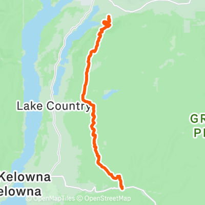 Okanagan High Rim Trail - Northern Section | 35.5 mi Hiking Trail on Strava