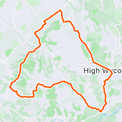 Wycombe Road-Christmas Common Road-West Wycombe Road | 61.4 km Cycling ...