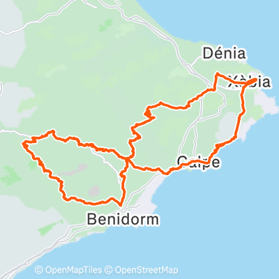 187km from Xabia | 186.9 km Cycling Route on Strava