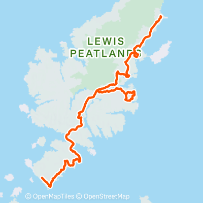 Hebridean Way Day4 North Tolsta to Leverburgh | 108.1 mi Cycling Route ...