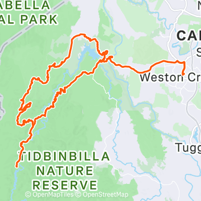 Bendora Dam from Weston | 95.8 km Gravel Riding Trail on Strava