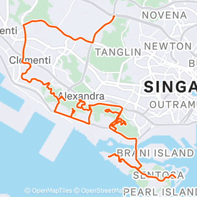 Holland-Clementi-SBV-S.Hills-Sentosa | 40.2 km Cycling Route on Strava