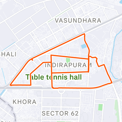 Decathlon Indirapuram | 21.7 km Cycling Route on Strava