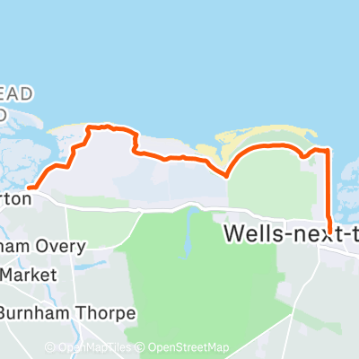 wells next to the sea | 7.1 mi Walking Route on Strava