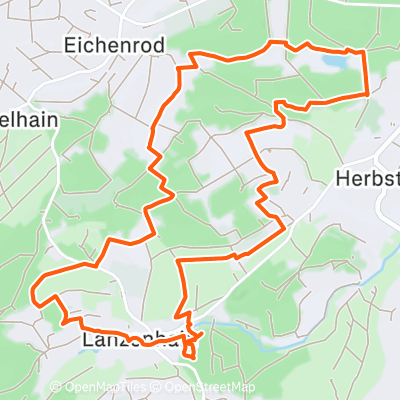Felsentour Herbstein | 18.8 km Hiking Trail on Strava