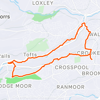 Rivelin 12km | 11.6 km Running Route on Strava