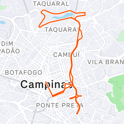 12ª Meia Maratona de Campinas | 21.7 km Running Route on Strava