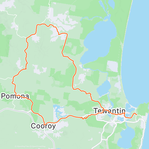 Noosa - Pomona Kin Kin Loop | 89.0 km Cycling Route on Strava