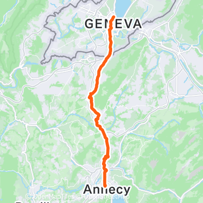 geneva to annecy | 41.4 km Cycling Route on Strava