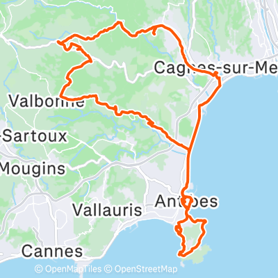 12- 66km 720 D+ // Cap d'Antibes | 66.0 km Cycling Route on Strava