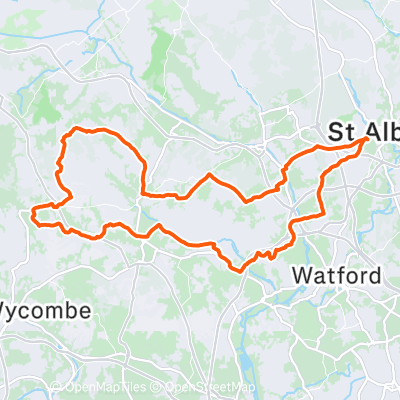 Inters + to Chiltern Velo | 49.6 mi Cycling Route on Strava