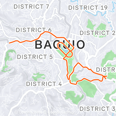 Baguio Route | 7.7 km Running Route on Strava