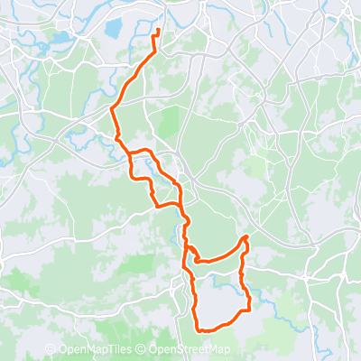 March Surrey Ride Short | 64.6 km Cycling Route on Strava