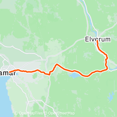 Hamar - Elverum via Rokosjøen | 42.6 km Cycling Route on Strava