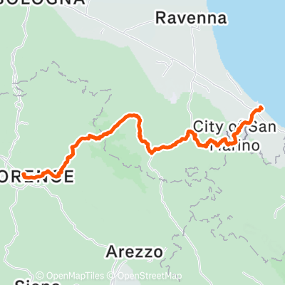 TdF2024 - Ricognizione Fiorenza > Rimini | 216.3 km Cycling Route on Strava