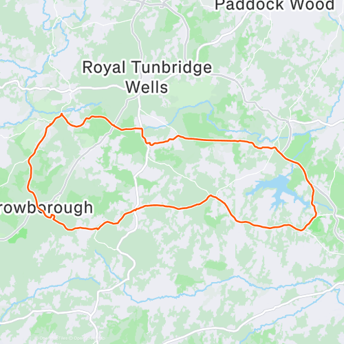 Crowborough - bewl | 52.4 km Road Cycling Route on Strava