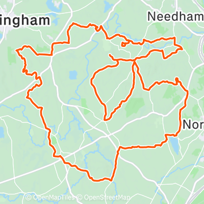 Birthday Miles 57 | 57.2 mi Cycling Route on Strava