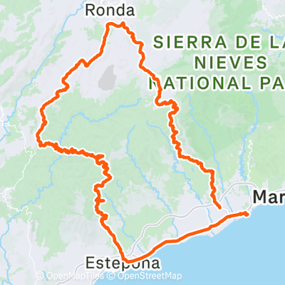 Full Ronda Loop 85M | 85.2 mi Cycling Route on Strava