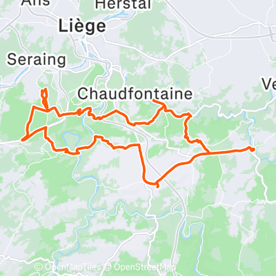 Theux Esneux | 78.3 km Cycling Route on Strava