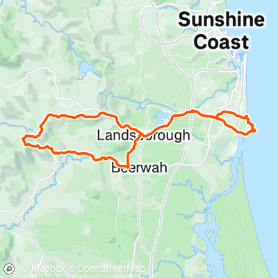 Sunshine Coast loop | 100.2 km Cycling Route on Strava
