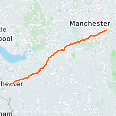 To Chester | 70.5 km Cycling Route on Strava
