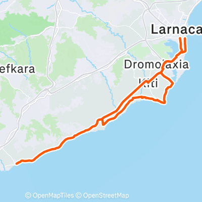 Larnaca - Zygi - 2 | 81.6 km Cycling Route on Strava