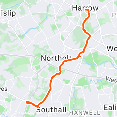 Don to Harrow | 11.7 km Cycling Route on Strava