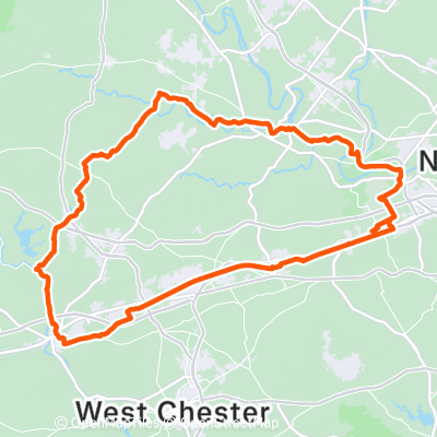downingtown to srt | 49.6 mi Cycling Route on Strava