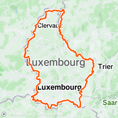Tour du Luxembourg 🇱🇺 | 317.9 km Cycling Route on Strava