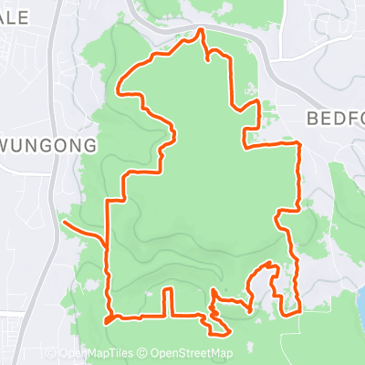 Wungong 22km | 22.0 km Trail Running Route on Strava