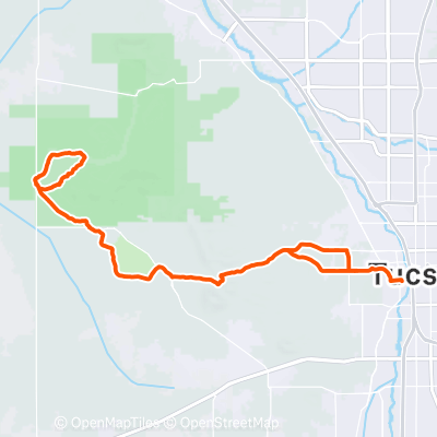 SBT GRVL OTR Tucson | 40.0 mi Cycling Route on Strava