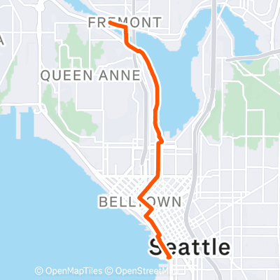 Seattle Ferry Terminal -> Fremont | 4.1 mi Cycling Route on Strava