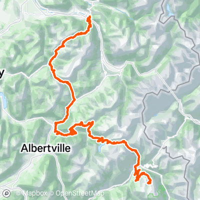 TDF: Etape 9 Cluses - Arc 2000 | 180.4 km Cycling Route on Strava