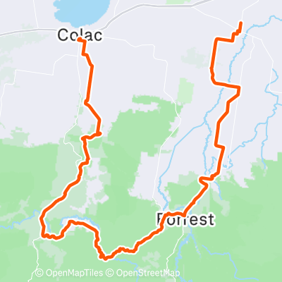 Gellibrand Tour | 83.0 km Gravel Riding Trail on Strava