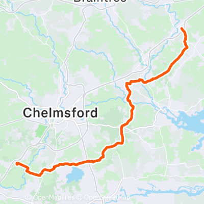 Ingatestone to Feering - South | 26.7 mi Cycling Route on Strava