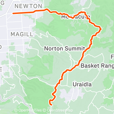 Montacute up to Mt. Lofty | 14.6 mi Cycling Route on Strava
