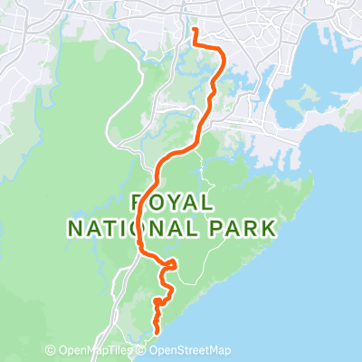 Home to Stanwell Tops | 83.0 km Cycling Route on Strava