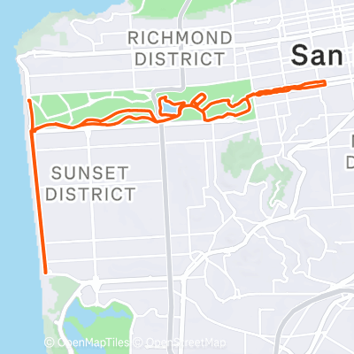 Ocean Beach 16 mi | 15.9 mi Running Route on Strava