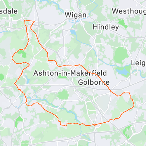 Shaley Brow & Upholland | 50.3 km Road Cycling Route on Strava