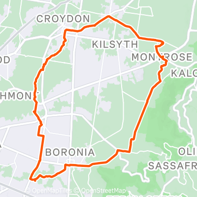 Montrose loop | 30.3 km Running Route on Strava