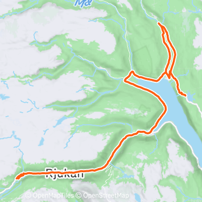 Søtur (Rjukan 3) | 105.2 km Cycling Route on Strava