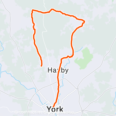 Early Birds - Huby and Sheriff Hutton v2 | 37.0 km Cycling Route on Strava