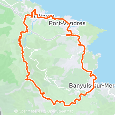 Route de Madeloc-D 86-Route du Col de Banyuls | 28.7 km Cycling Route ...