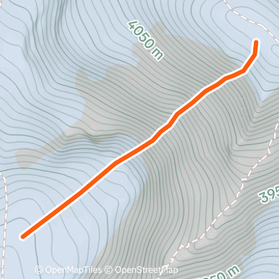 Piramide Vincent, Parete SW, Canale Centrale | 0.4 mi Hiking Trail on ...