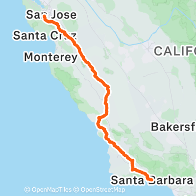 way to the Santa Barbara | 513.6 km Cycling Route on Strava
