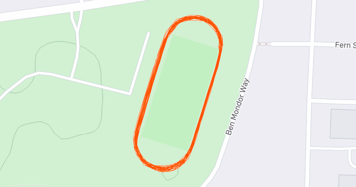 Track Workout 16x200 | Strava