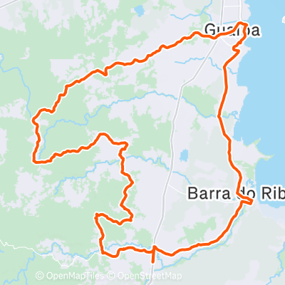 Guaiba_Barra do Ribeiro | 129.0 km Cycling Route on Strava